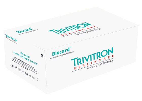 Biocard Sickle Cell Rapid Test Kit | Trivitron Health Care